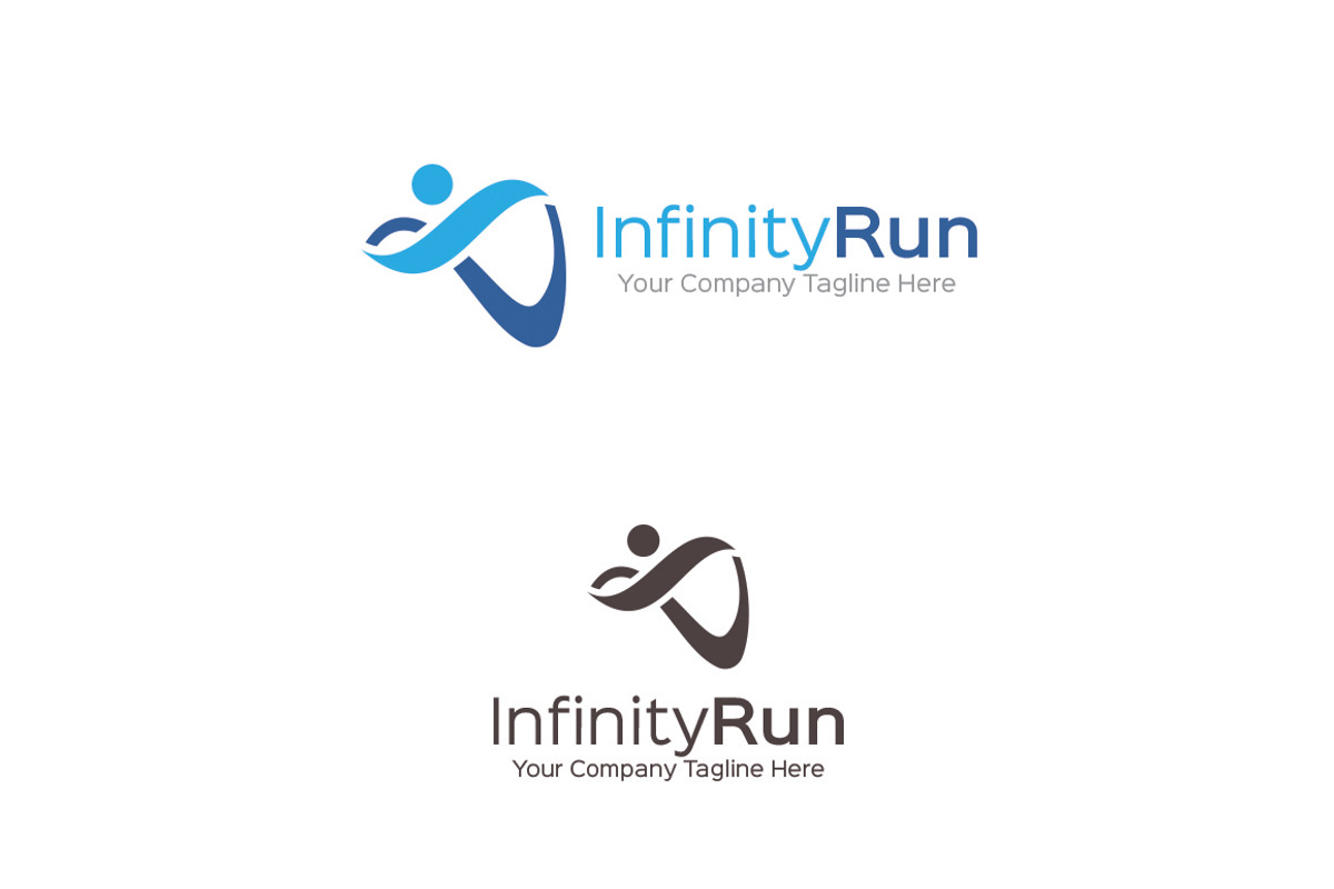 Infinity Run Logo Template, a Branding & Logo Template by Shahjhan
