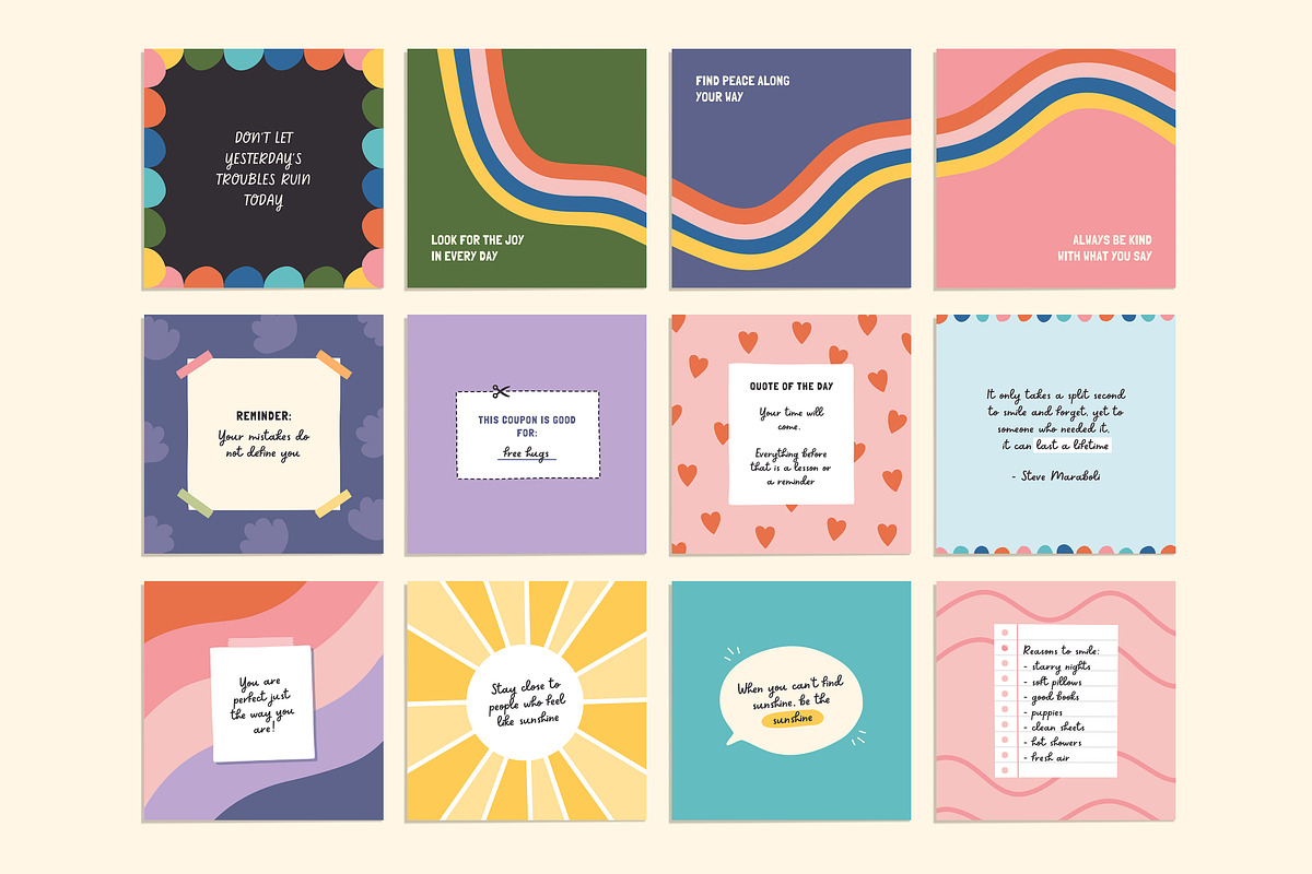 Positive Instagram Posts - Mental Health