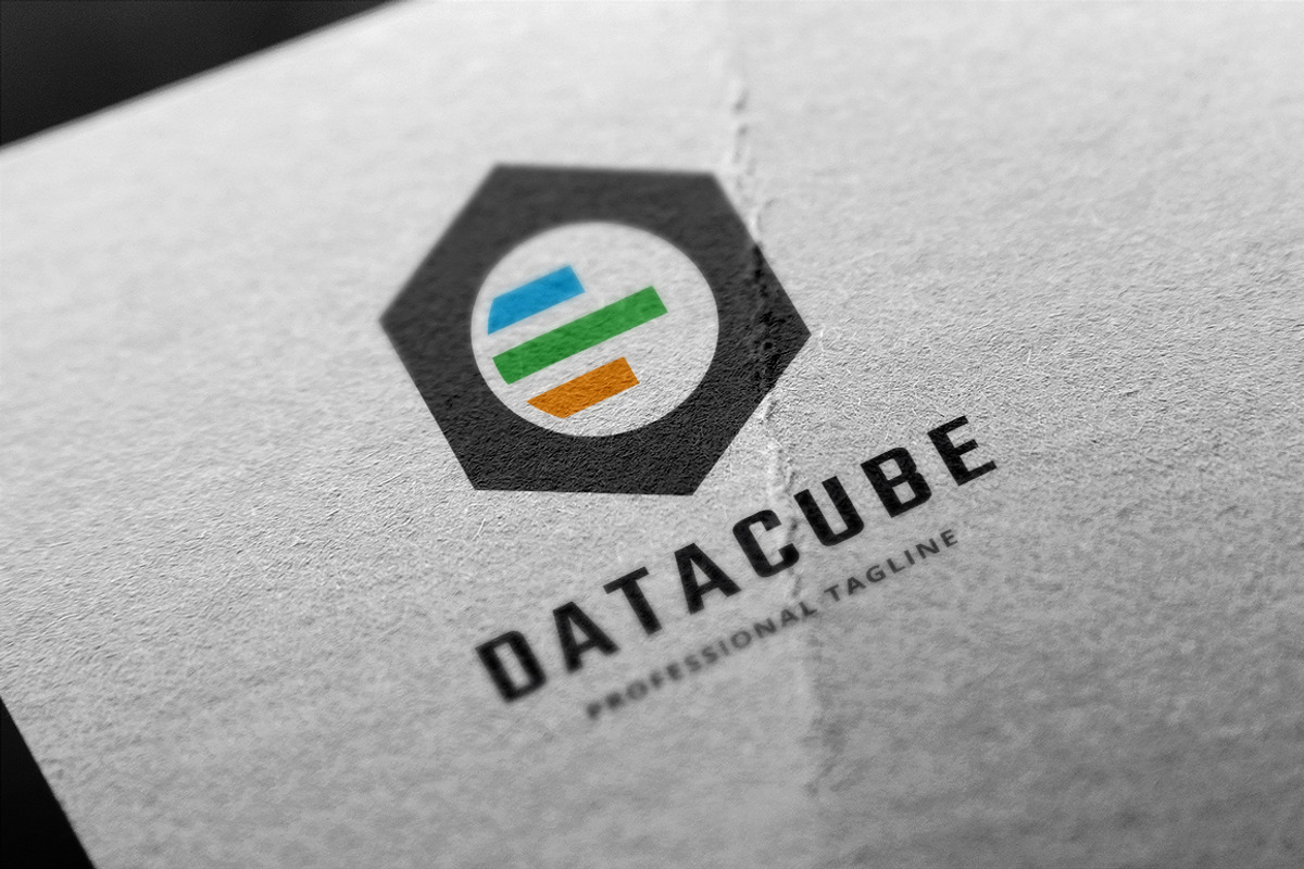Data Cube Logo, a Branding & Logo Template by Design_Planet