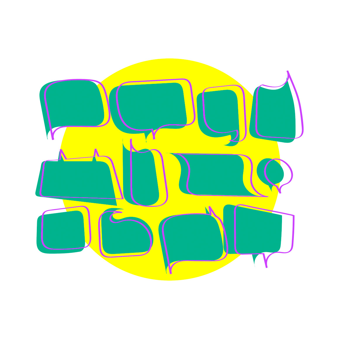 Illustration of speech bubbles | Illustrations ~ Creative Market