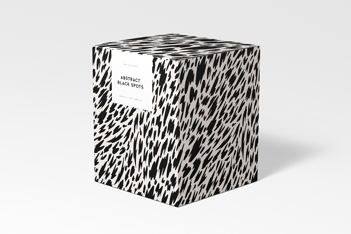 Abstract Black Spots, a Pattern Graphic by MalyskaStudio