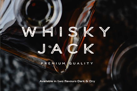 Rustic Jack - A Vintage Font Duo | Sans Serif Fonts ~ Creative Market