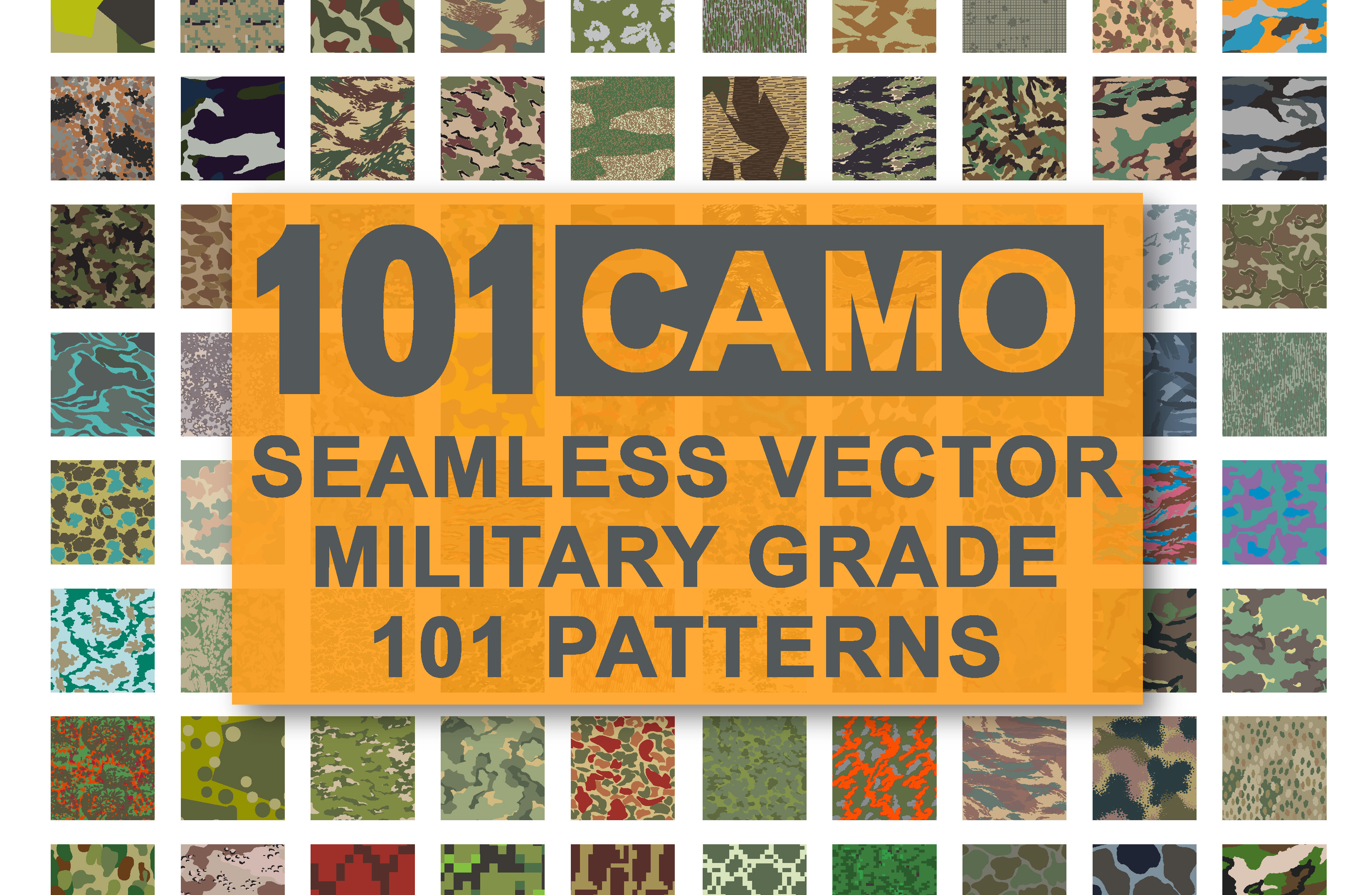 101 Camo Patterns, a Graphic by Article Reform | Creative Market