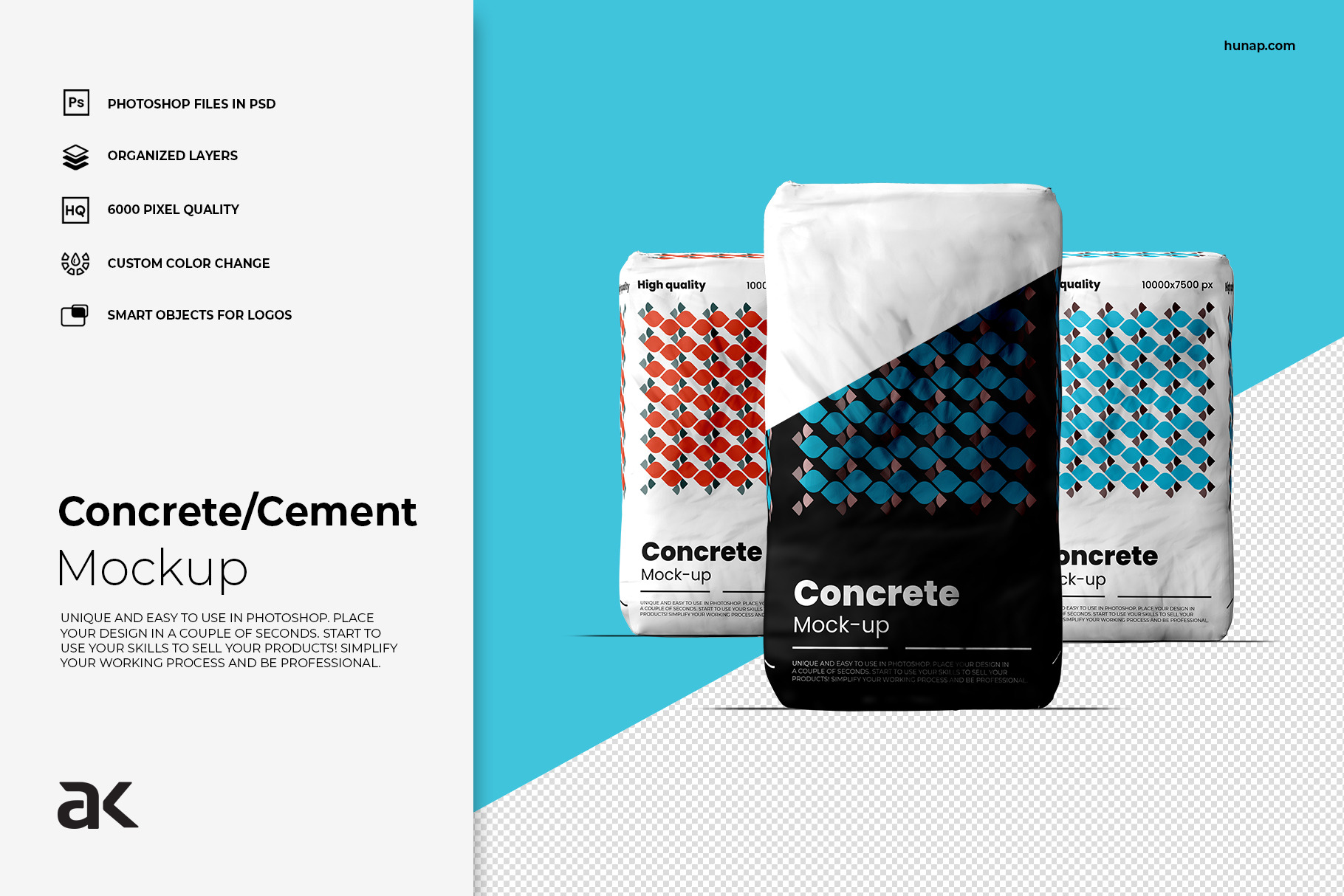 Concrete/Cement Mockup, a Product Mockup by kapor - hunap studio