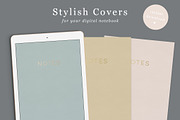 Digital Notebook Goodnotes Covers, a Stationery Template by By Lef Planning