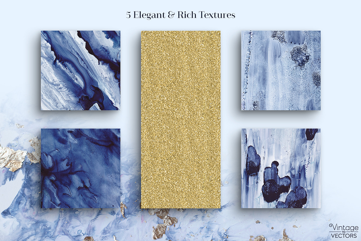 INDIGO Instagram Template Set, a Social Media Template by Vintage To ...