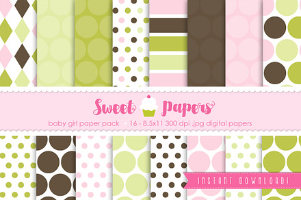 Be Original Digital Paper SPBO01, a Pattern Graphic by Sweet Papers