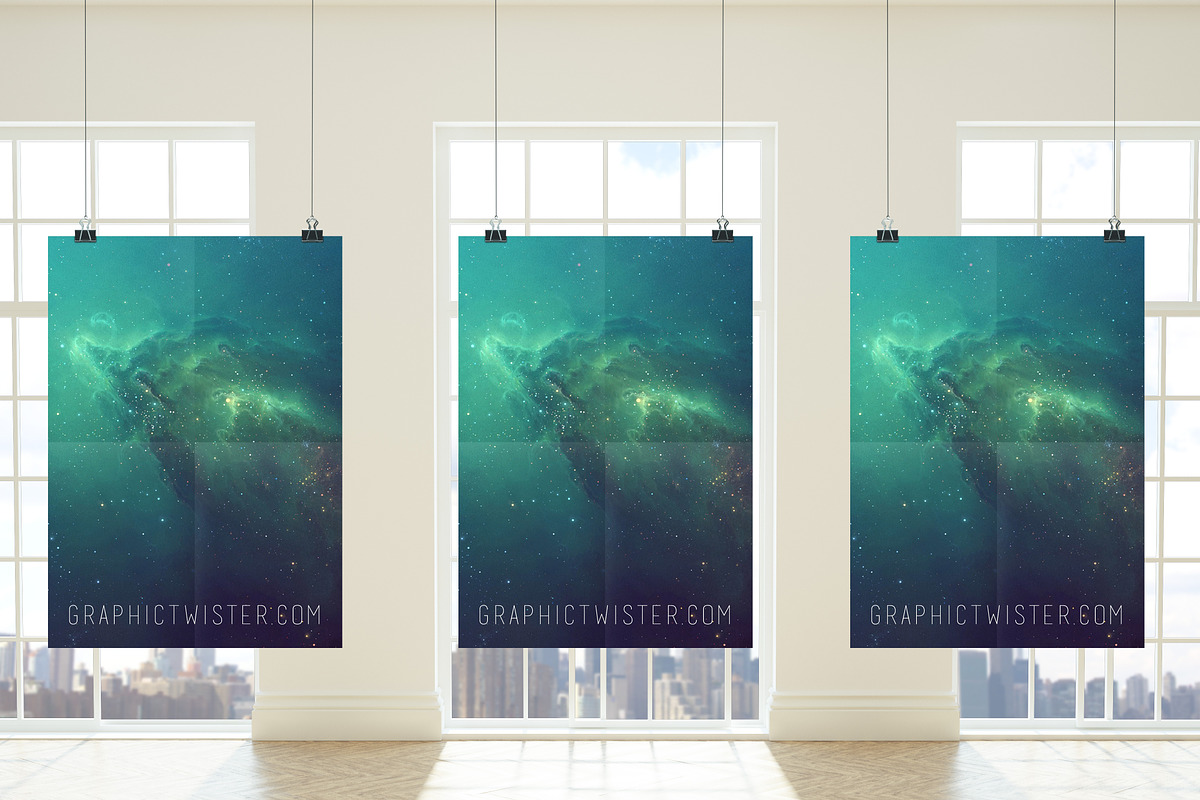 Triple Poster Frame, a Print Template by Graphictwister