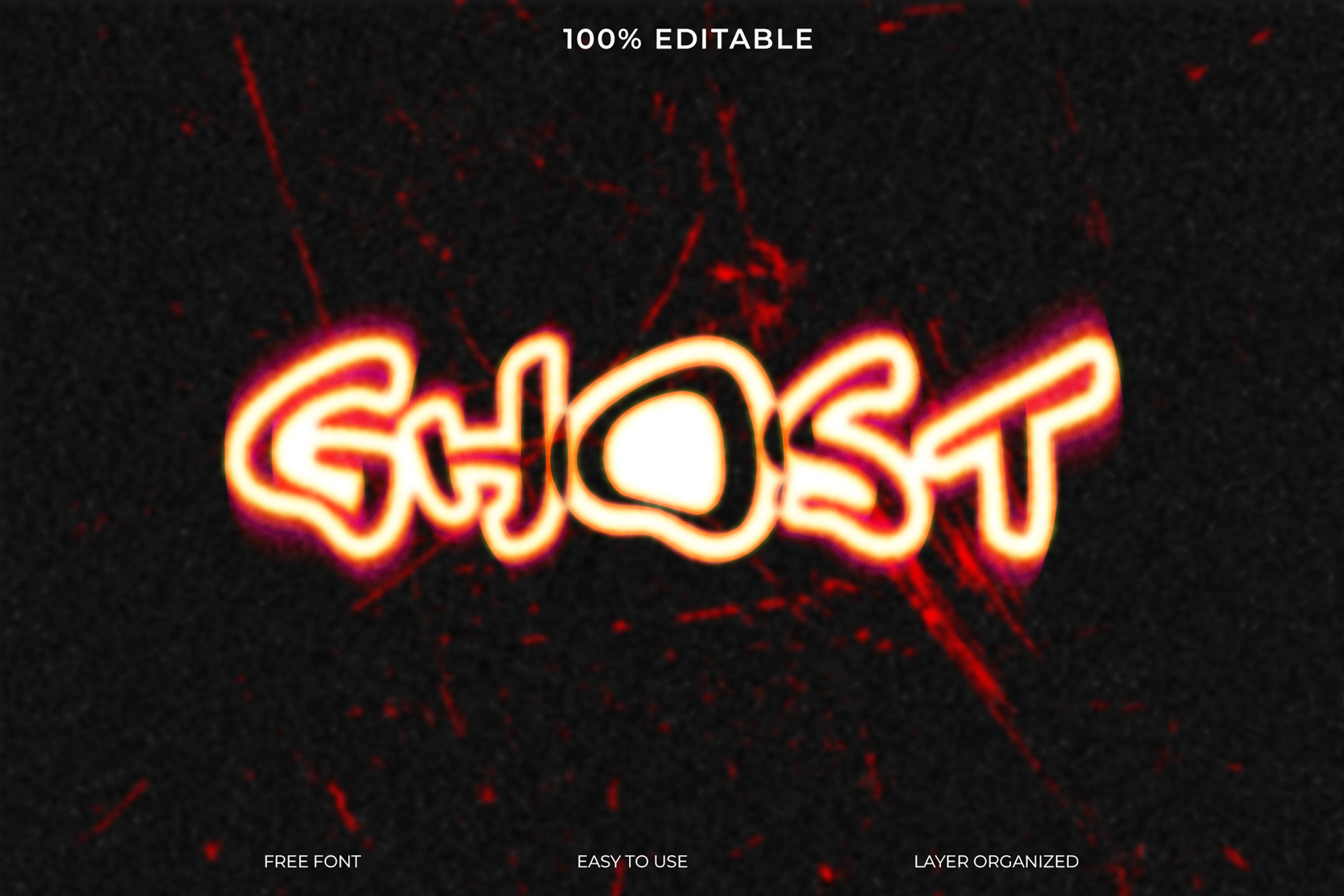Ghost Blurry Text Effect Style, a Layer Style Add-On by Imamul001