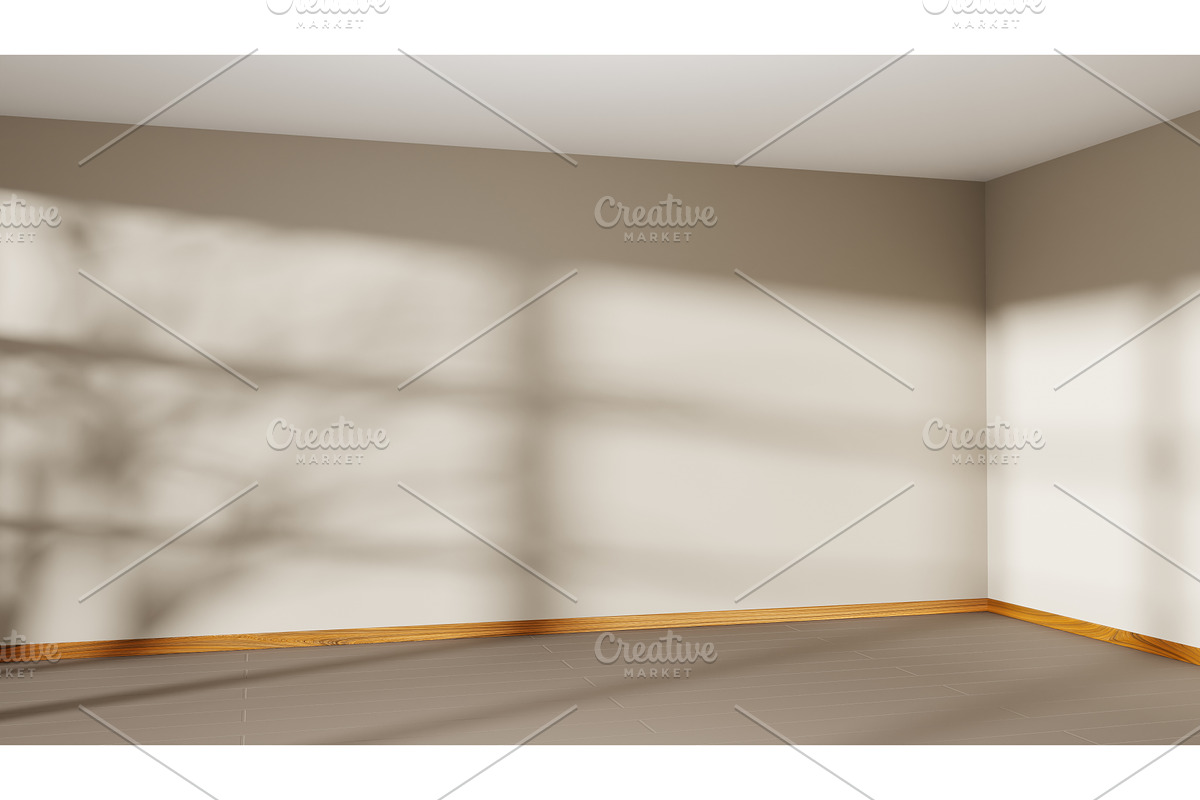 3d empty room interior with window, an Architecture 3D Model by ...
