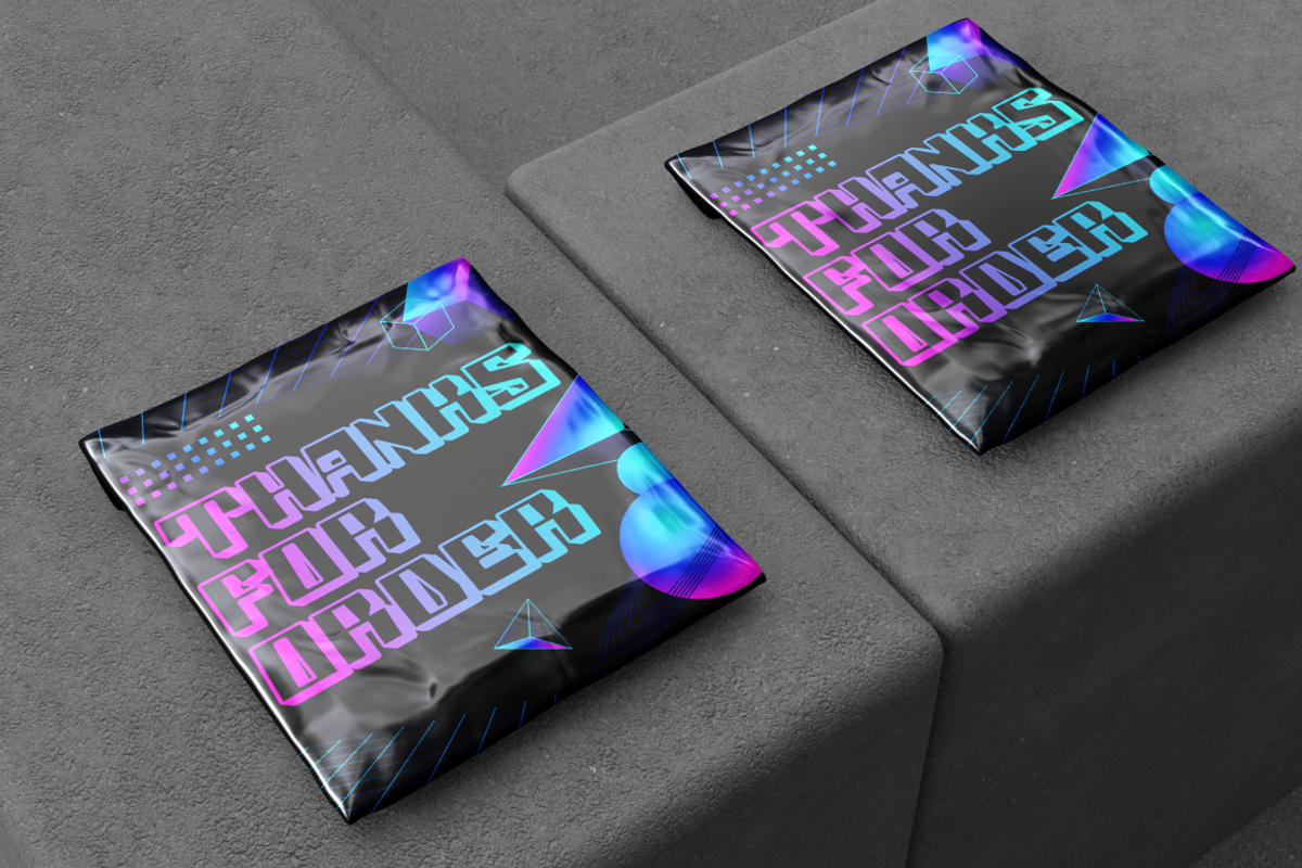 Holo Edge Outline Font, a Font by PutraCetol Studio