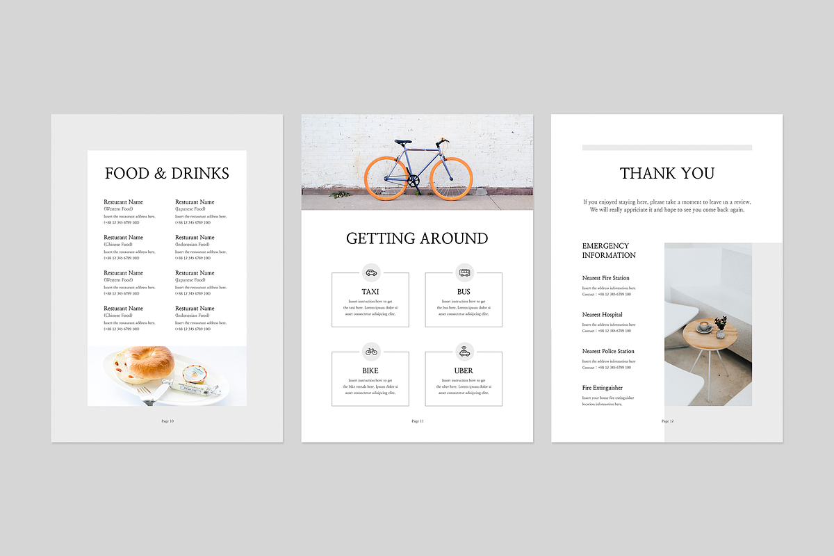Welcome Book | MS Word & Indesign, a Brochure Template by Leaflove
