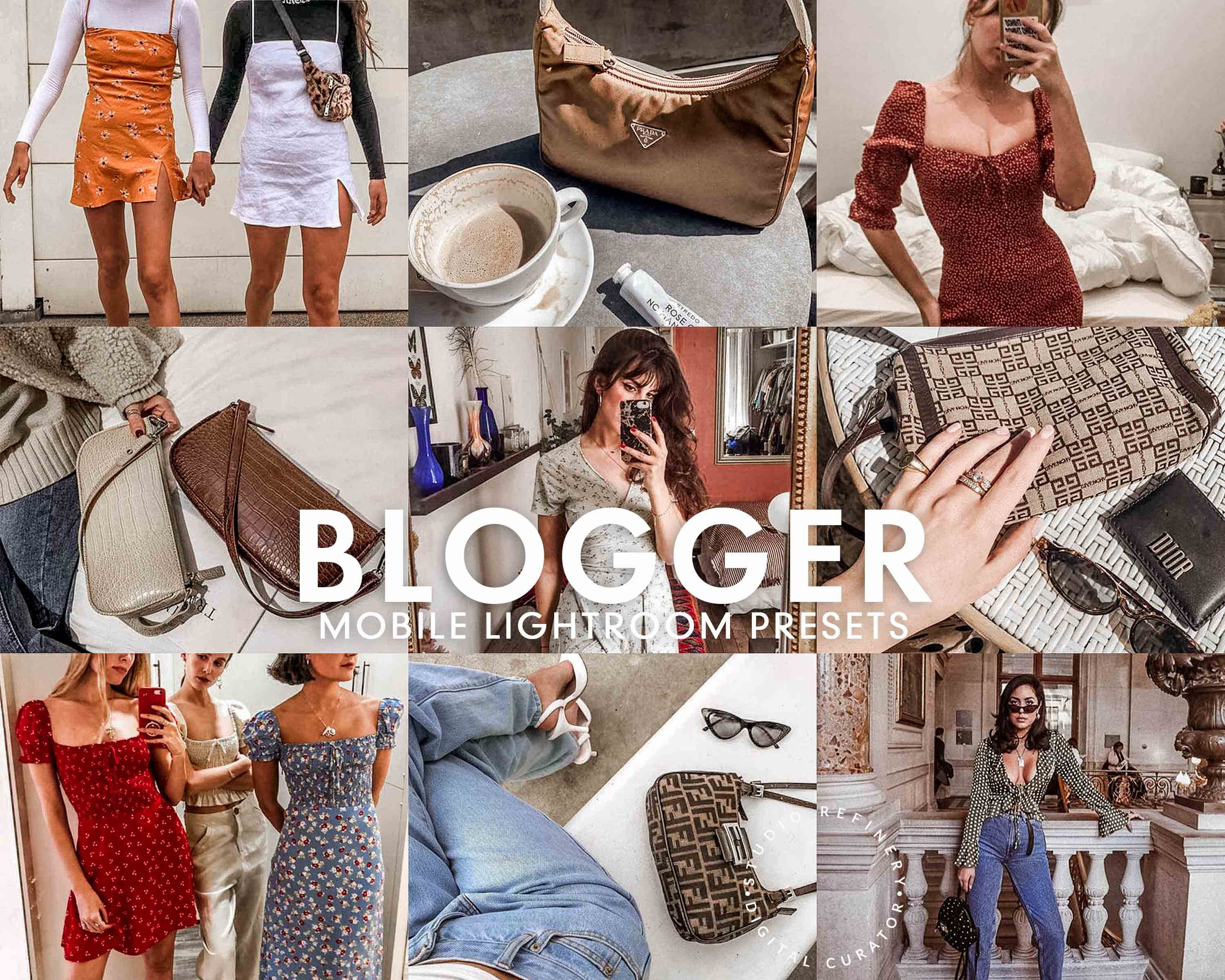 5 BLOGGER LIGHTROOM PRESETS, a Layer Style Add-On by STUDIO REFINERY