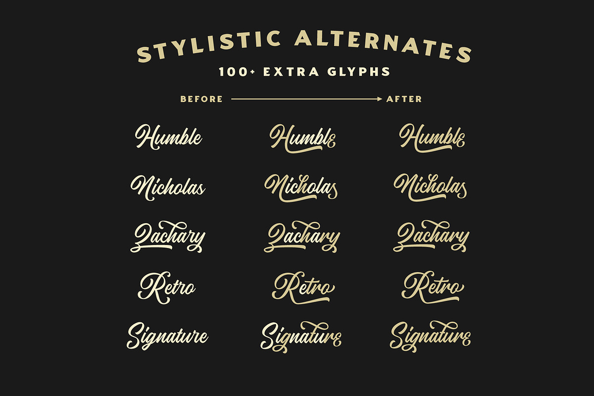 The Artisan's Moniker - Script Font, a Script Font by Hustle Supply Co.