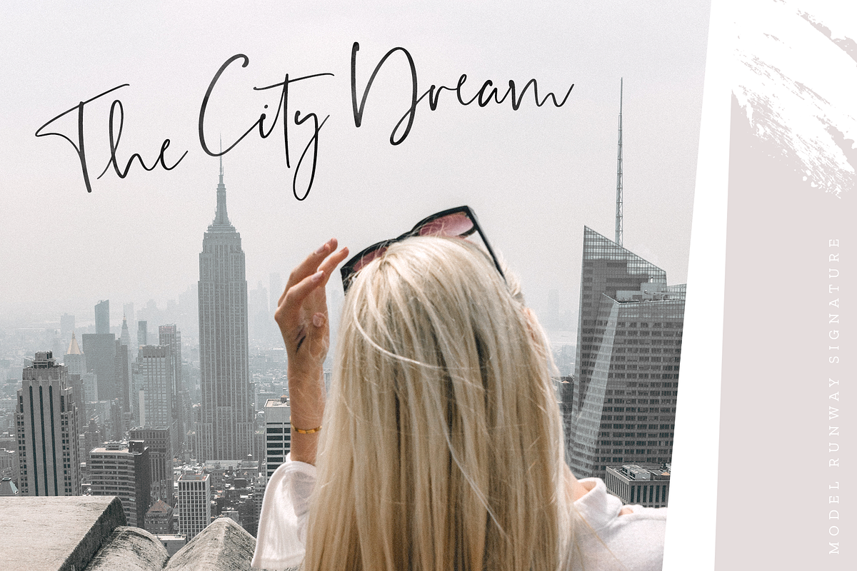 Model Runway Font by Blog Pixie