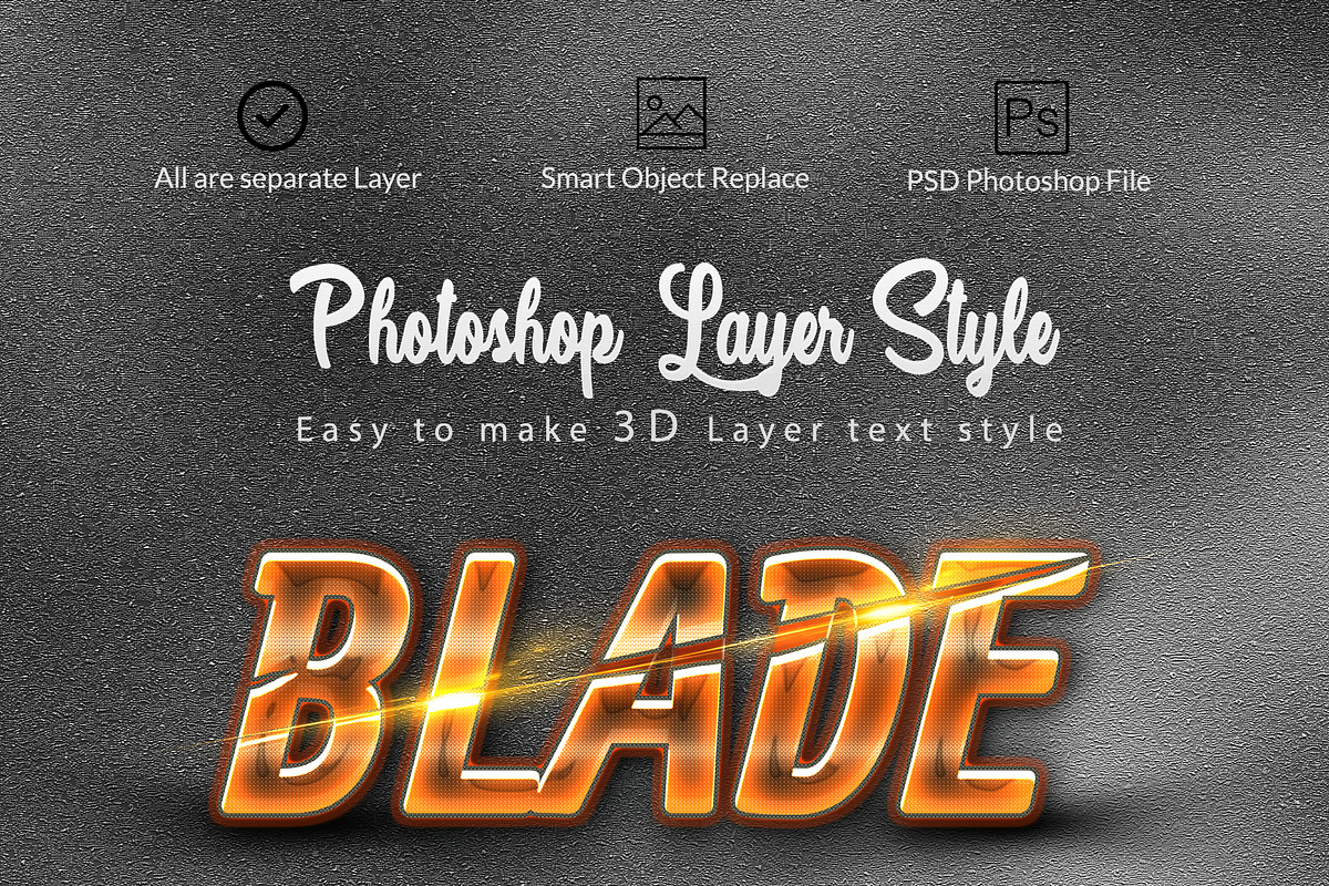 3D Bundle Photoshop Layer Style, a Layer Style Add-On by MRI STUDIO
