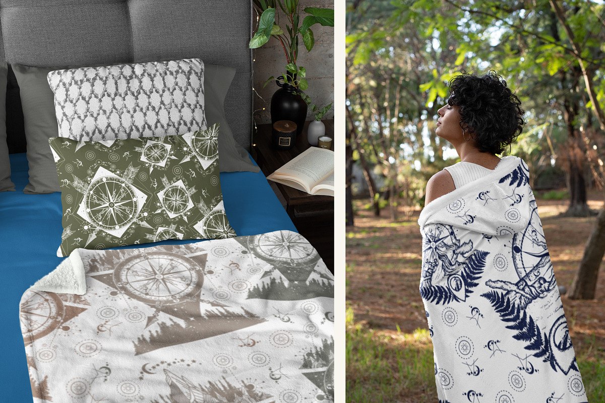 Outdoors patterns, a Pattern Graphic by intueri