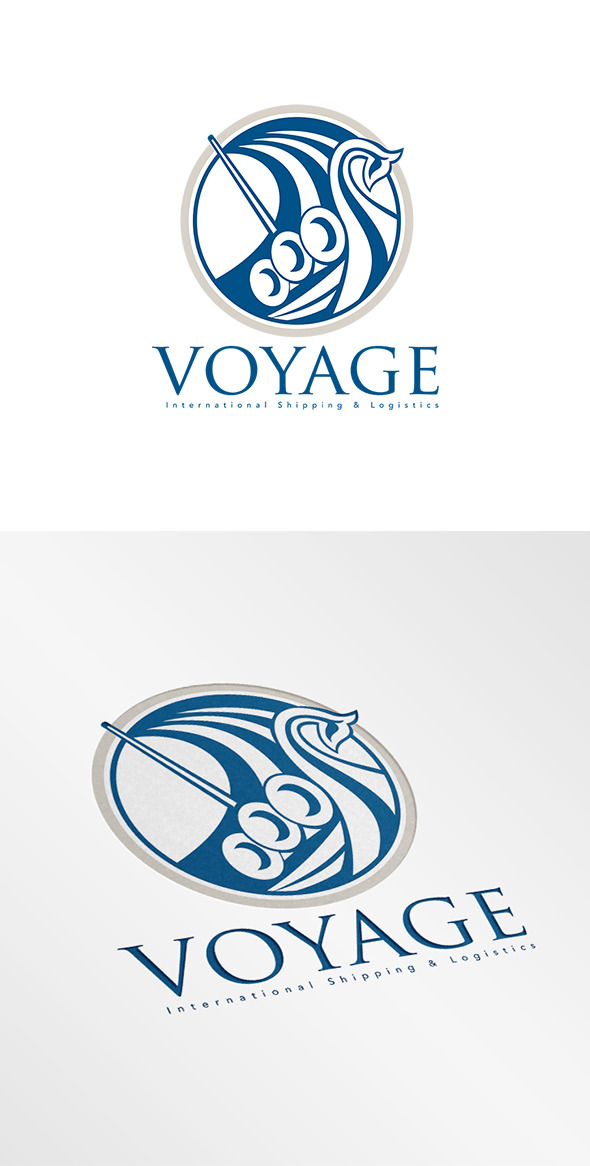 Voyage Shipping Logo, a Branding & Logo Template by patrimonio