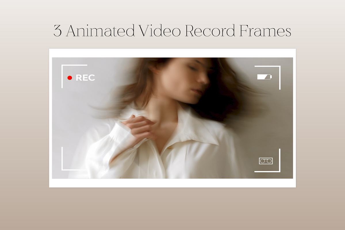 Animated Video Record Frames, a Background Graphic by Mstvisuals