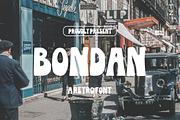 Bondan Display Font, a Slab Serif Font by Authentic Studio