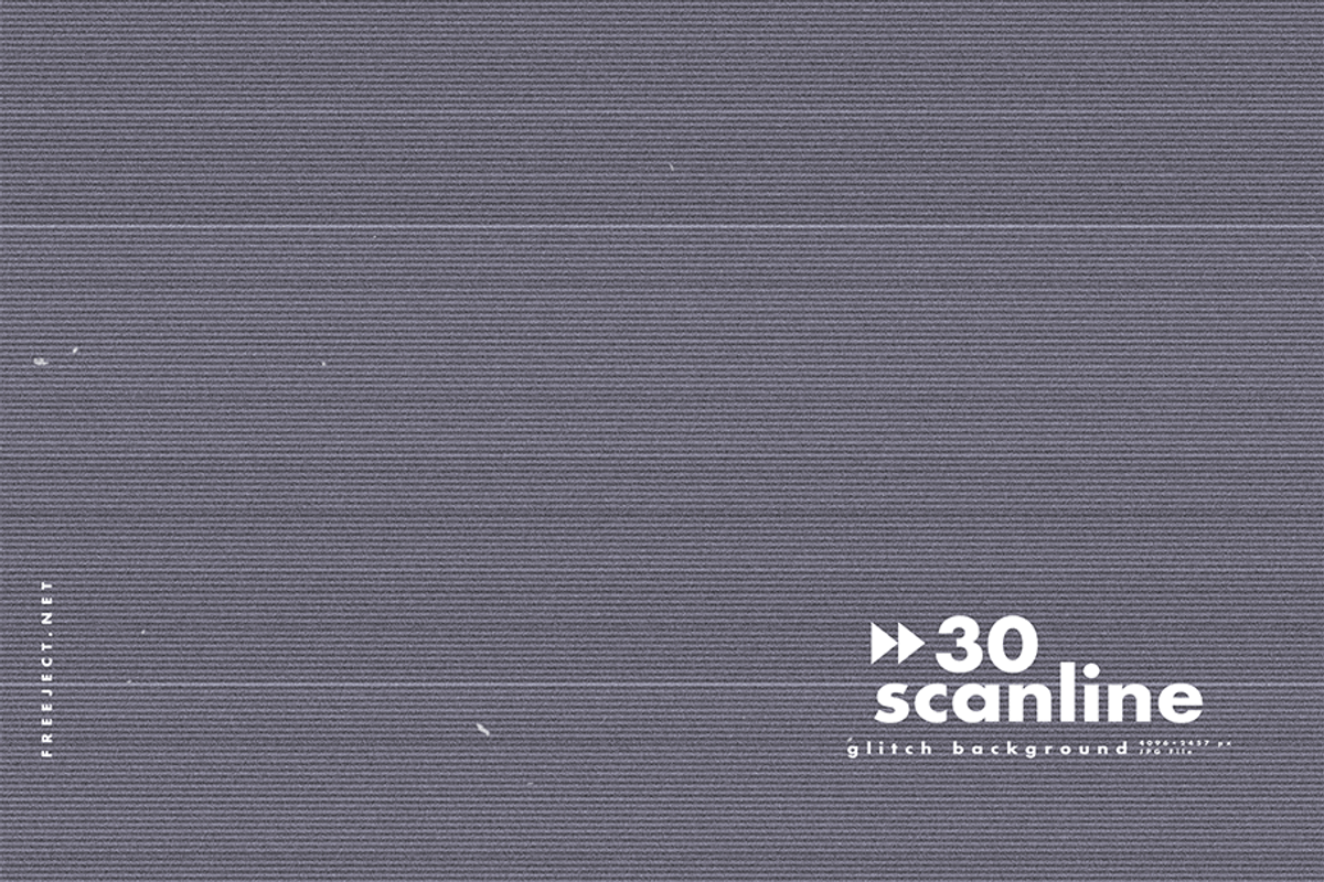 30 Scan lines Glitch Background, a Texture Graphic by freeject.net
