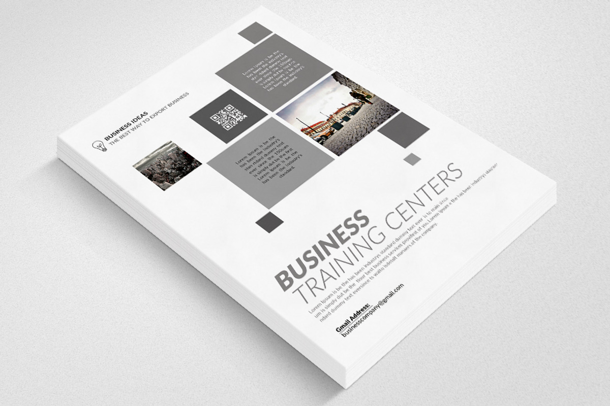 Clean Business Flyers, a Flyer Template by Design Up