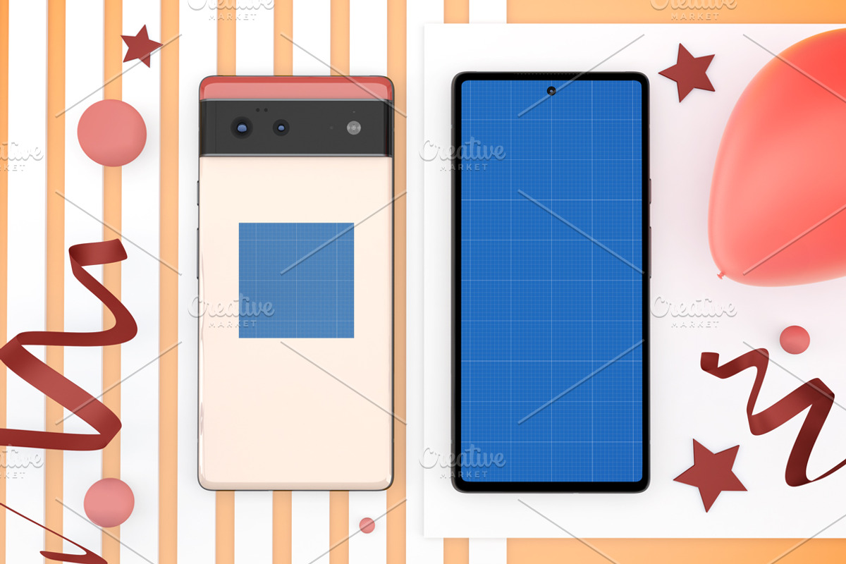 Pixel 6 Celebration Mockup, an Android Mockup by Qaleb Studio ...