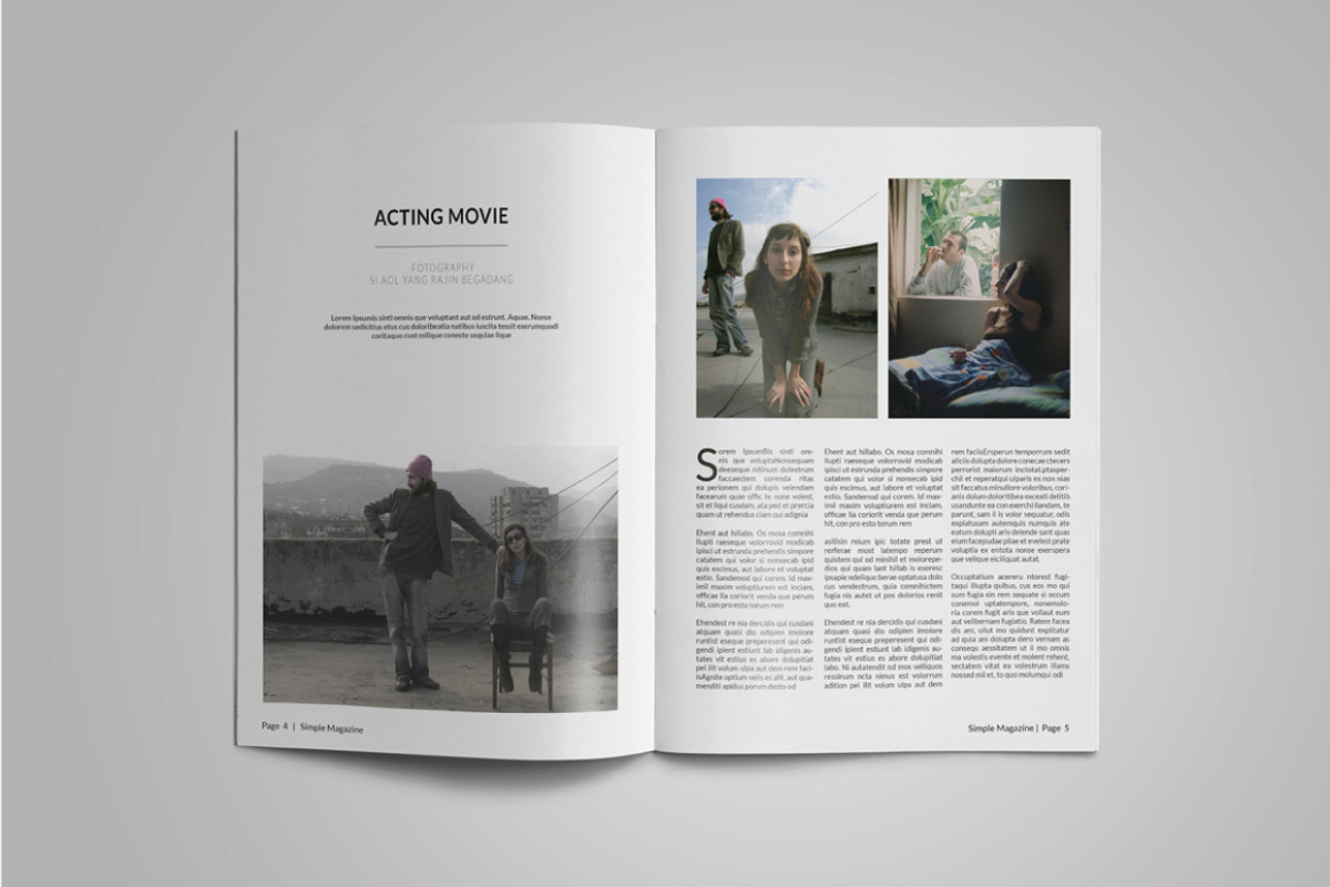 Clean & Simple Magazine, a Magazine Template by Alhaytar