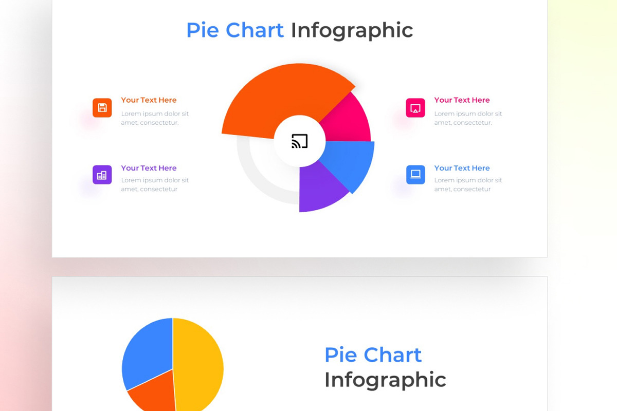Pie Chart PowerPoint - Infographic Template