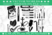 Cigarette SVG, Cigarettes SVG, an Object Graphic by VectorWorlds