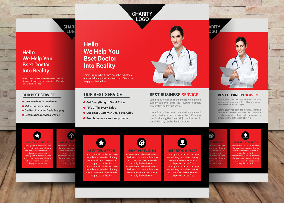 DOCTOR FLYER, a Flyer Template by graphicforest