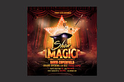 Magic Show Flyer, a Flyer Template by ionescu_stefania