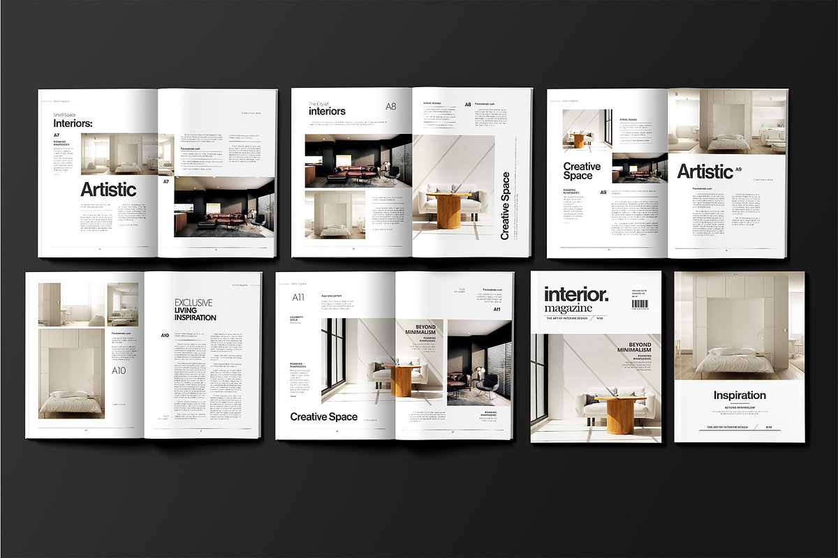 Modern Magazine Template, a Flyer Template by BrandPacks