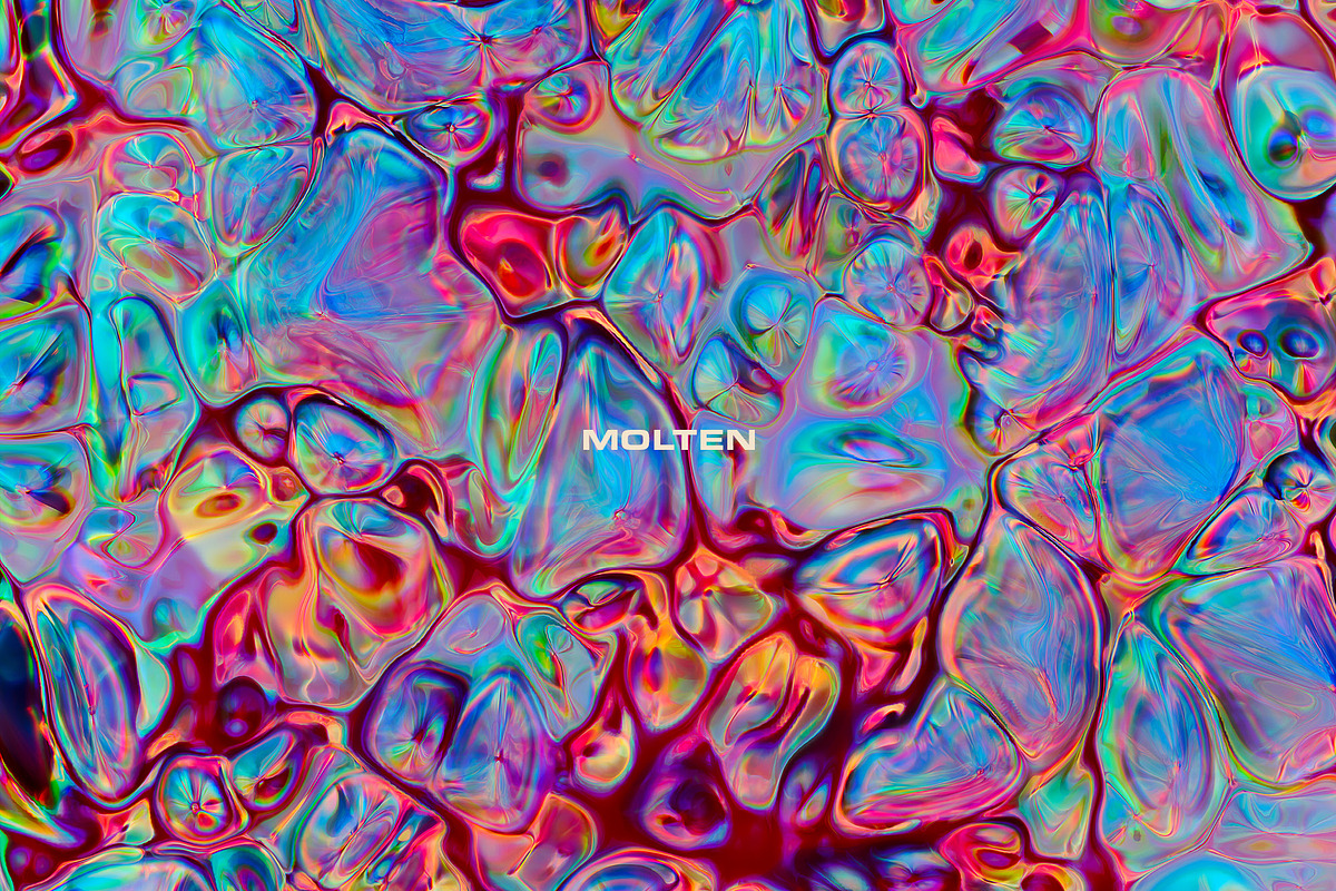 Molten: Fluid Metallic Textures, a Texture Graphic by Chroma Supply