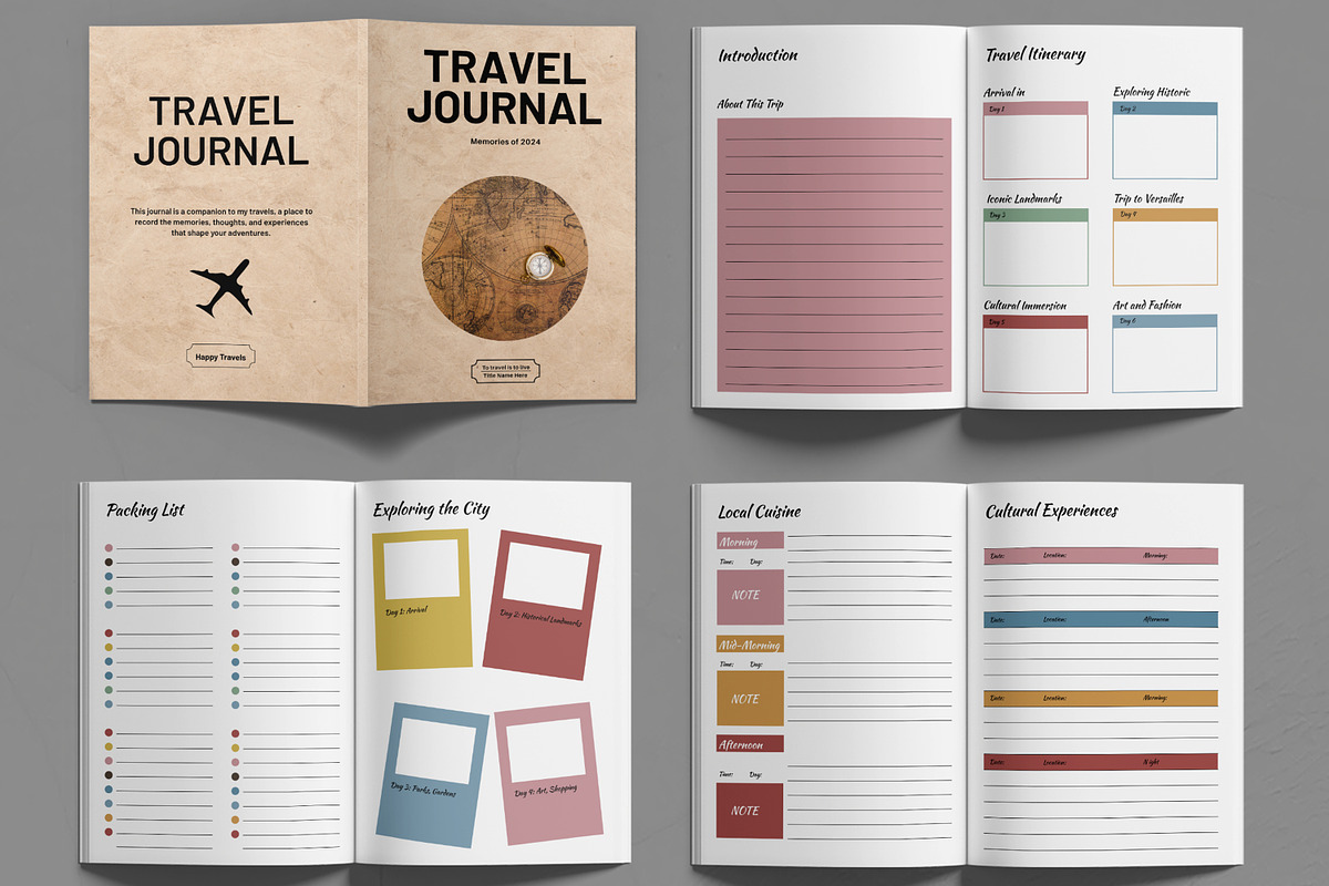 Travel Journal Template
