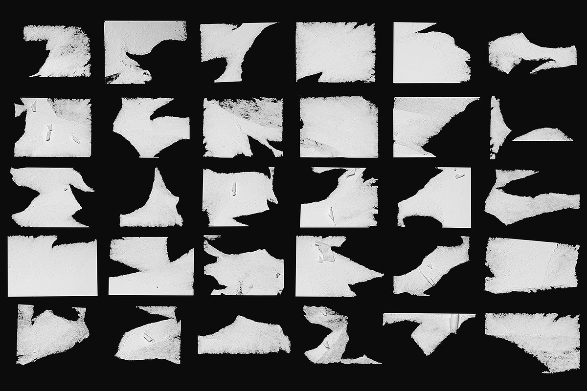 Torn Paper Textures & Ripped Mockups, a Texture Graphic by Gravito