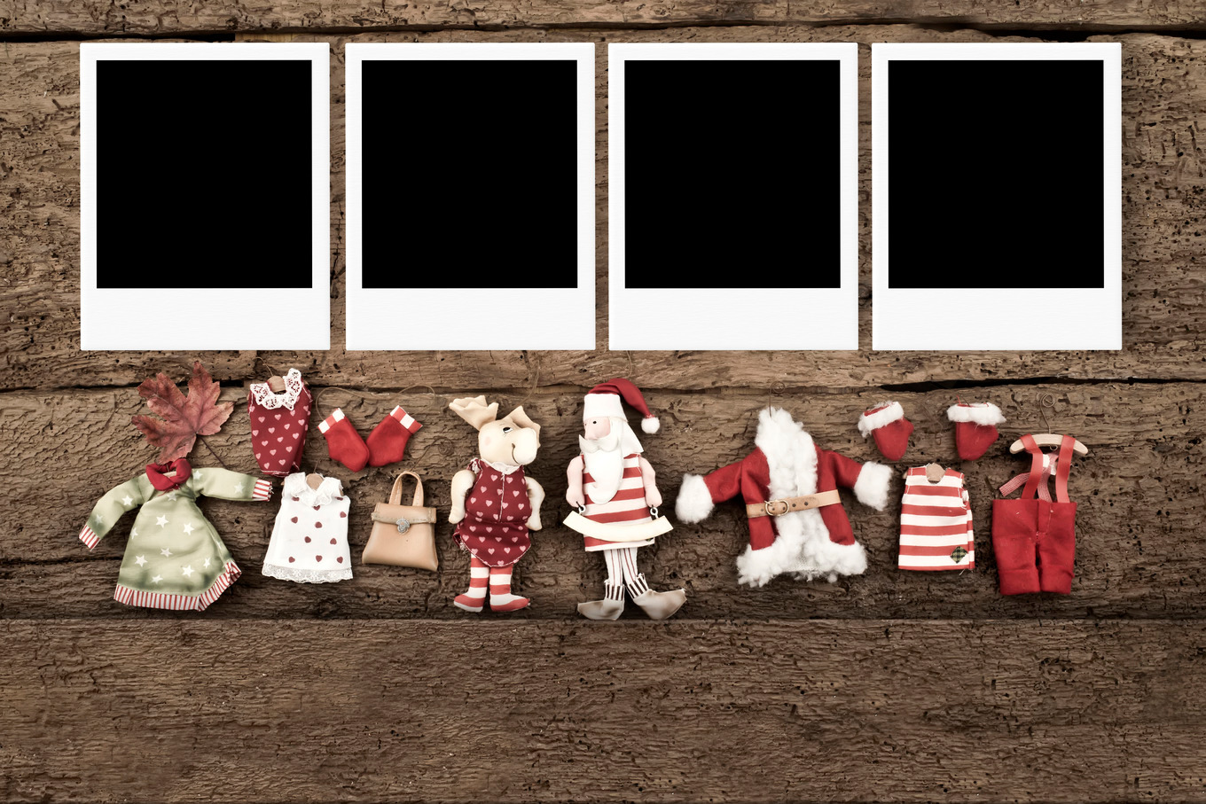 Christmas with four photo frames, a Holiday Photo by MARUBAKIS