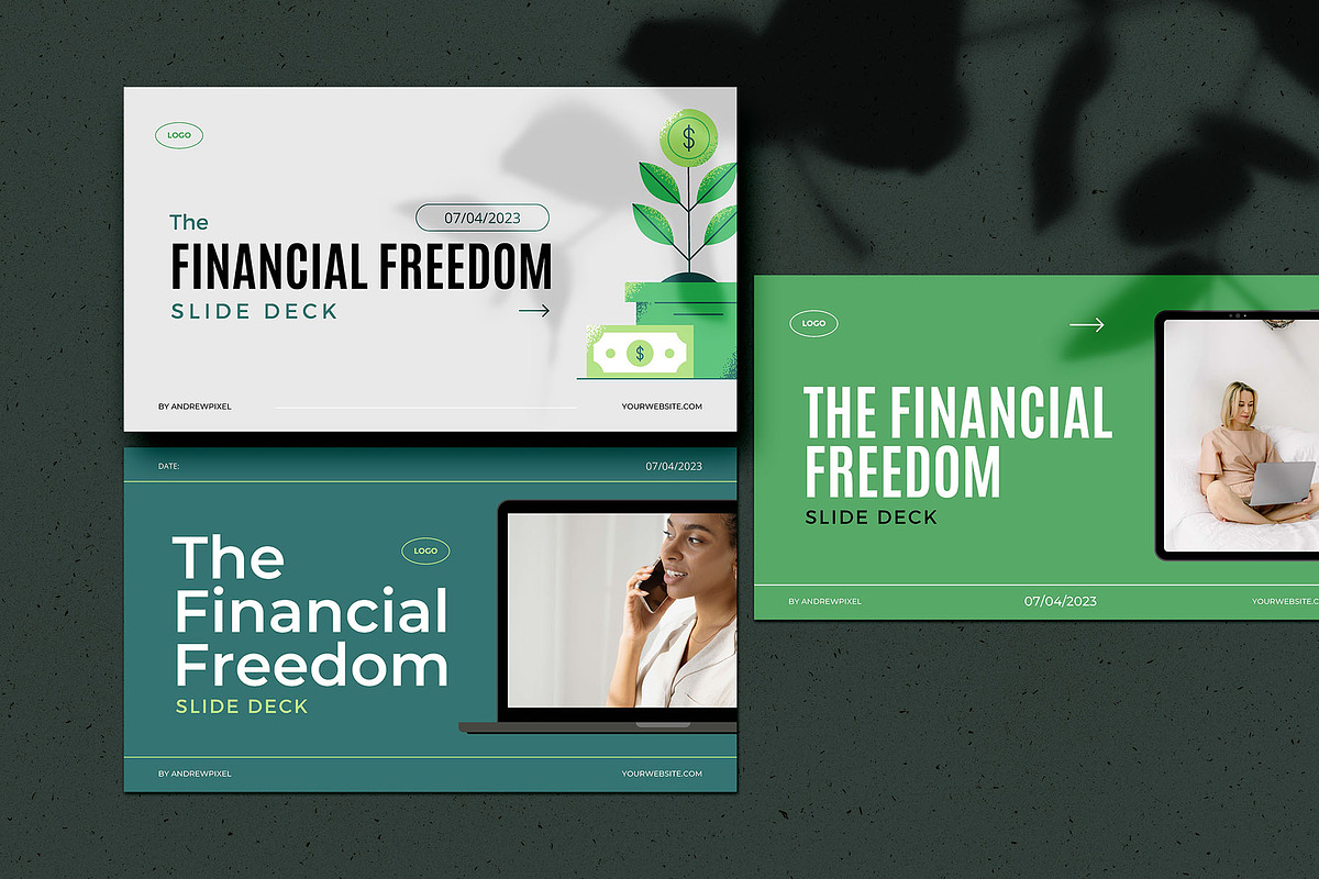 Financial Freedom Slide Deck CANVA, a Presentation Template by AndrewPixel