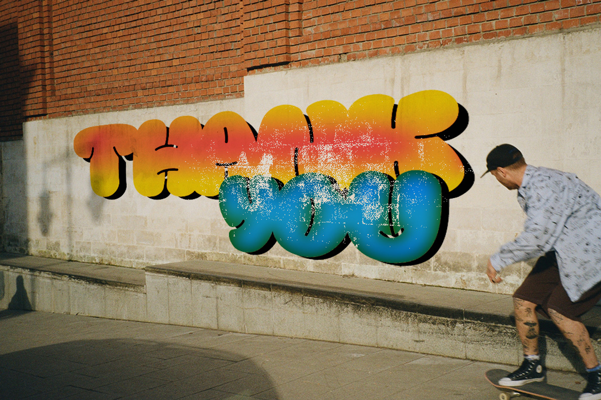 Chunky Bomb - Graffiti Font