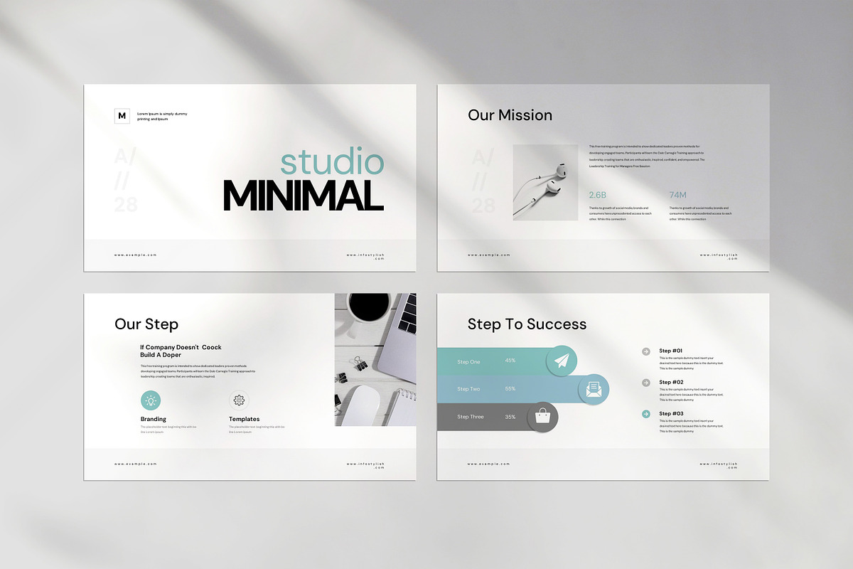 Studio Minimal Presentation Template, a Presentation Template by ...