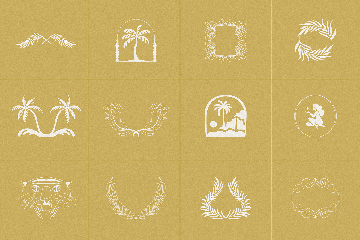 Vector boho logo templates, a Graphic by venimo