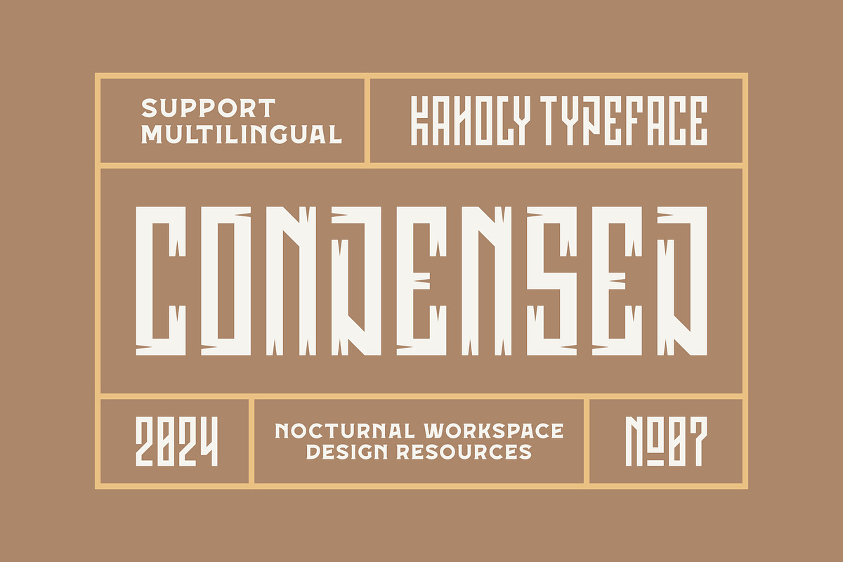 Kaholy Fonts, a Sans Serif Font by Nocturnal Workspace | kaholy ...