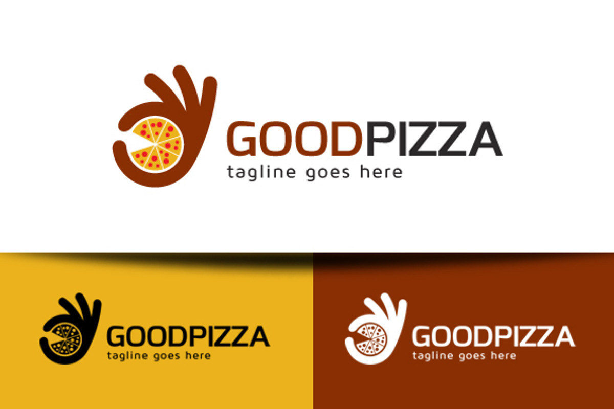 Good Pizza Logo Template, a Branding & Logo Template by gunaonedesign