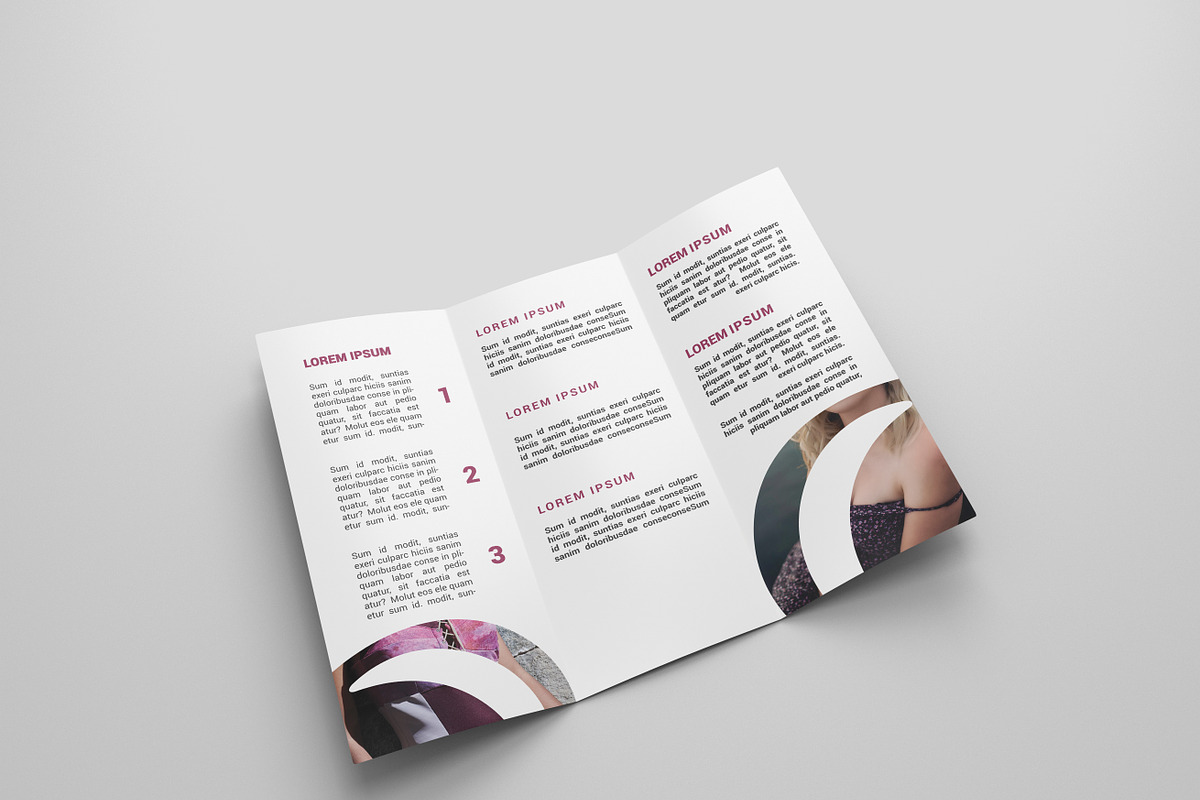 Fashion Tri-fold Brochures, a Brochure Template by Creatricks