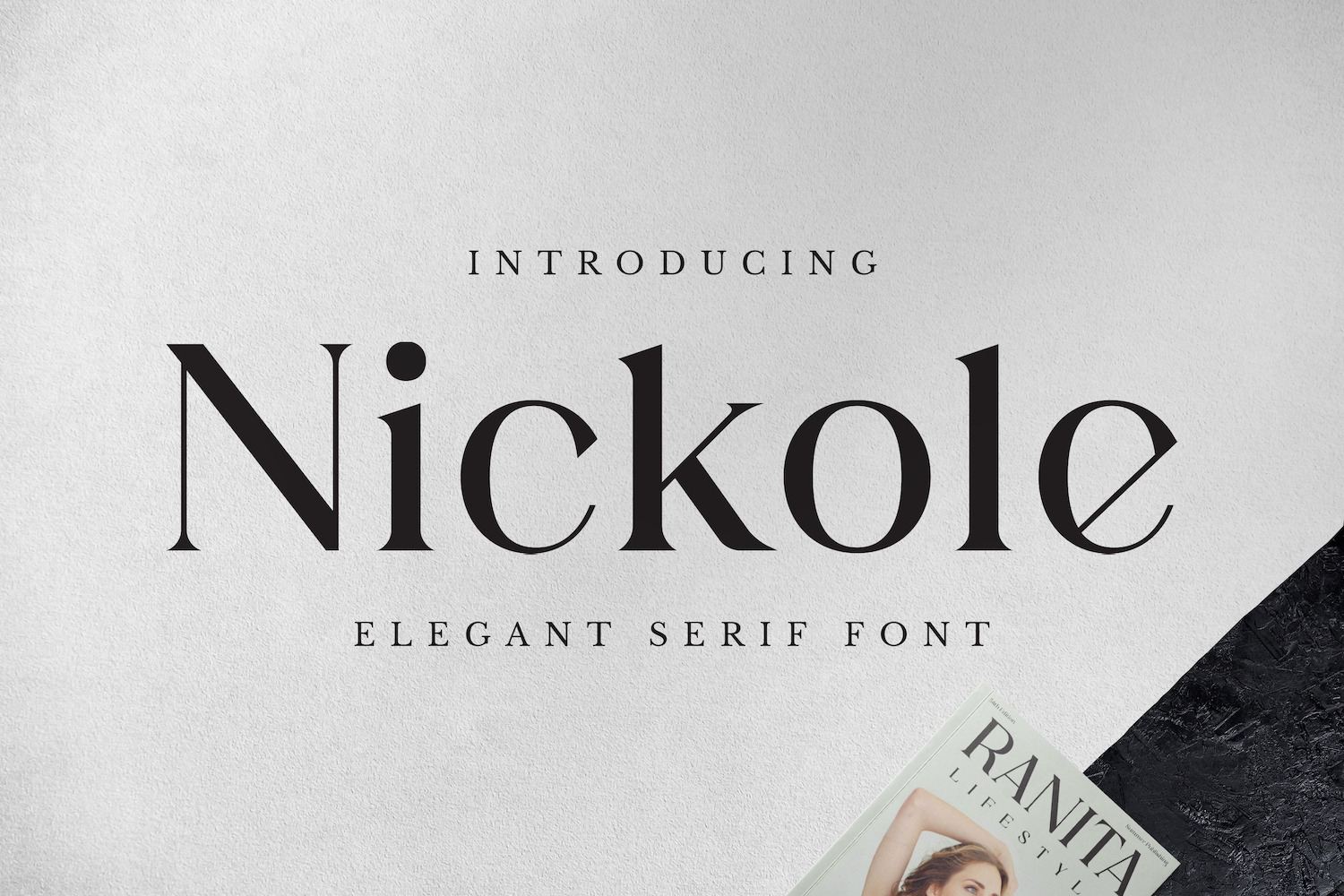 Nickole - Modern Elegant Fonts, a Serif Font by Imoodev
