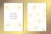 Golden Cherry Blossom Card Template | Card Templates ~ Creative Market
