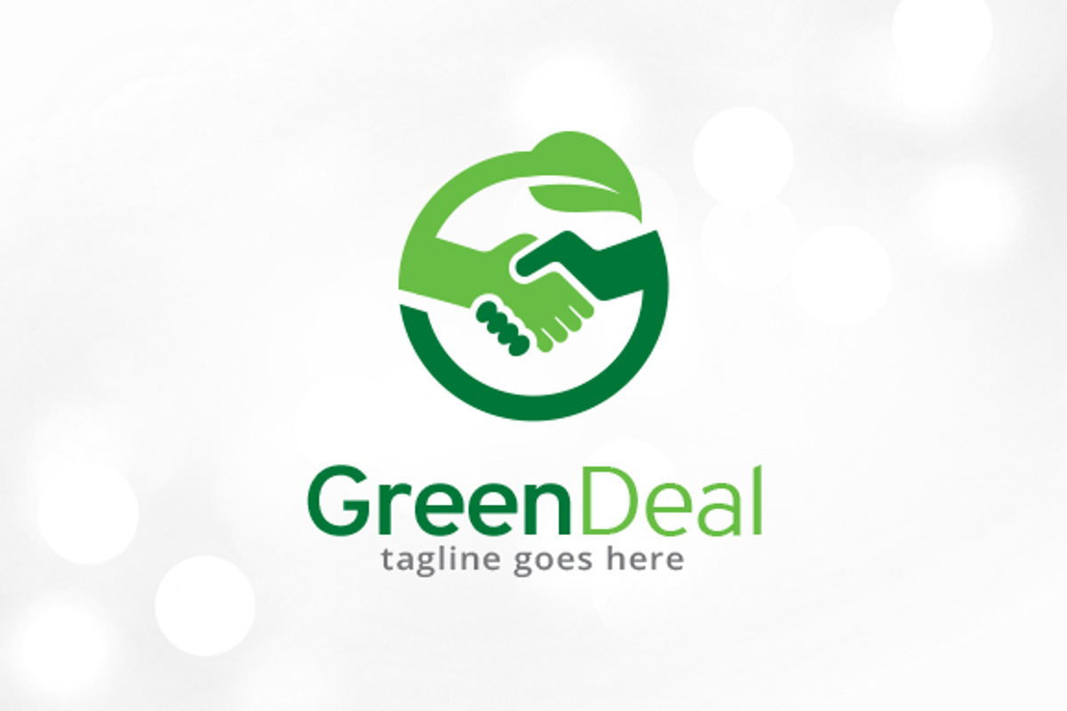 Green Deal Logo Template, a Branding & Logo Template by gunaonedesign