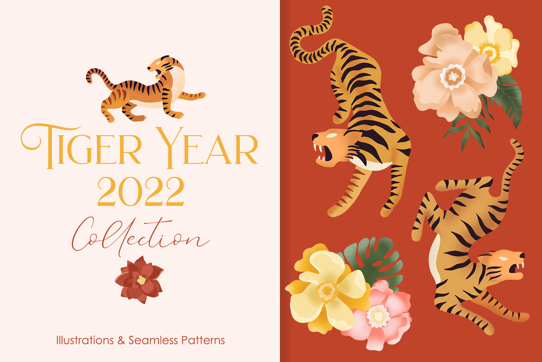 Tiger Collection. Patterns & Prints