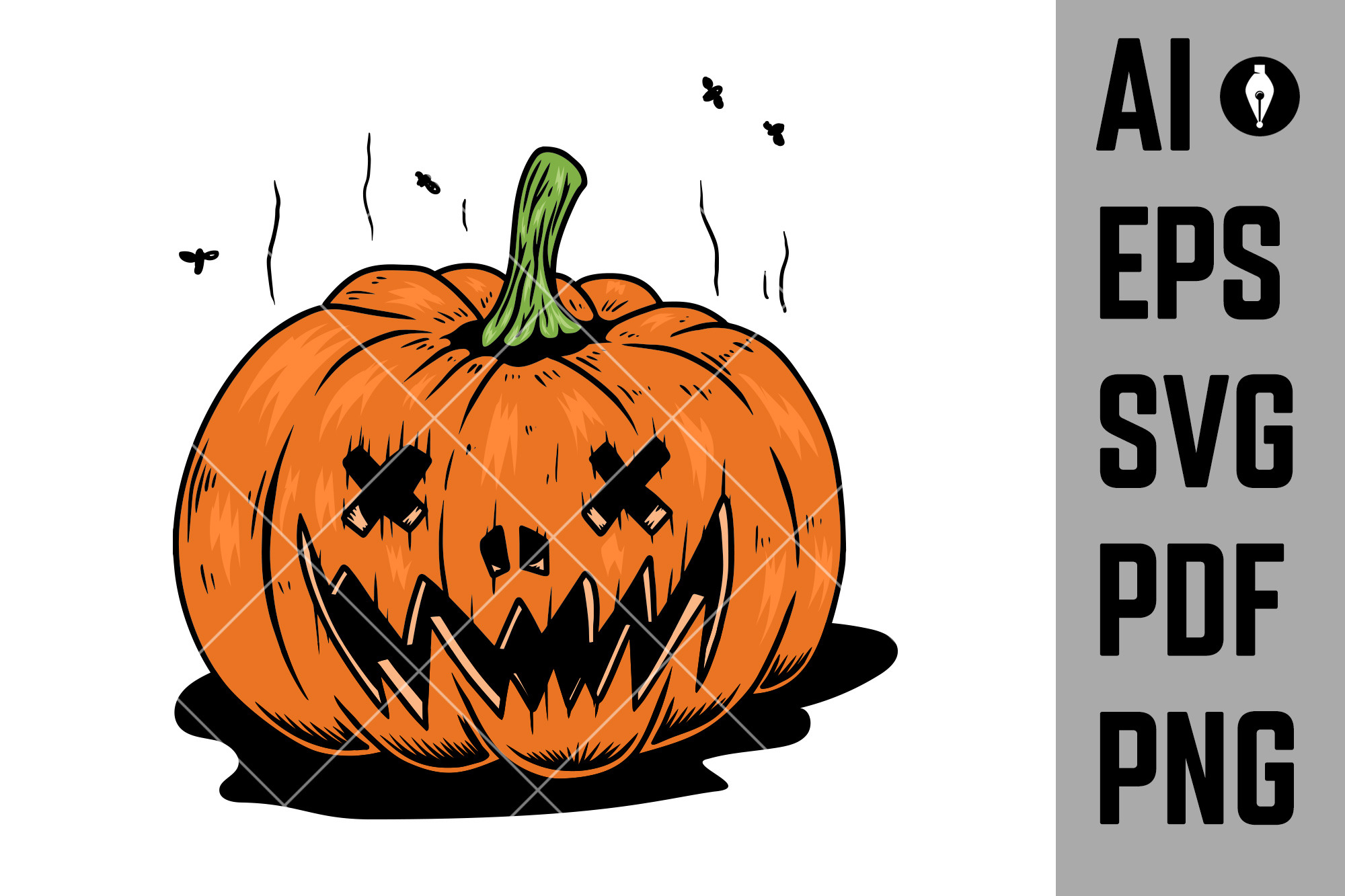 Illustration of halloween pumpkin | Decorative Illustrations ~ Creative ...