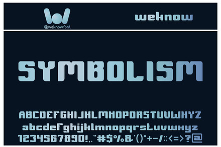 symbolic font